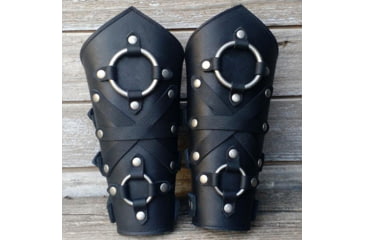 Battling Blades Medieval Leather Wrist Armor
