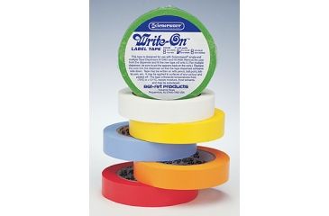 Bel-Art Write-On Label Tape, SCIENCEWARE F134630600 Tape Rolls With 7.6 ...