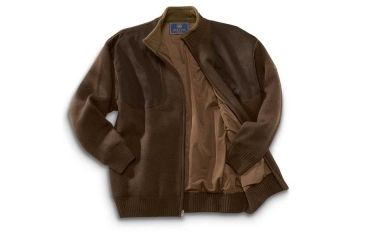 Beretta Wind Barrier Sweater w/ Fleece Lining and Full Length Zipper ...