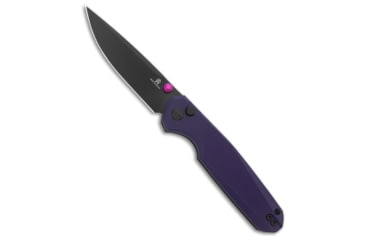 Bestech Knives Bestechman Velix Button Lock Knife Purple G-10 3.3 Black ...