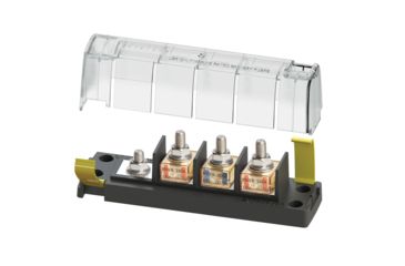 Blue Sea Systems 5196 MRBF Surface Mount 3 Circuit Fuse Block | Free ...