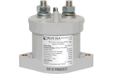 Blue Sea Systems Solenoid Switch, 12/24VDC w/Coil Econmzr | Free ...