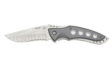 Boker USA Magnum Snowflake Damascus Folding Knife - 7 1/2" Open Length ...