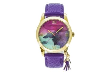 Boum Aquarelle Watercolor Dial Leather-Band Watch | Free Shipping over $49!