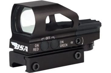 BSA Optics Panoramic Red/Green Illuminated Dot Sight | Customer Rated ...