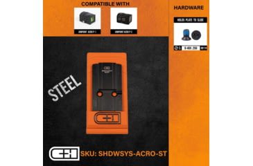 C&H Precision Weapons Optics Adapter Plate Shadow Systems Aftermarket ...