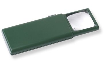 Carson LumiClick Pop Out Magnifier Loupe with Light Outdoor Green OD-25 ...