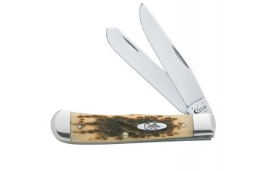 Case 6254 CV Amber Bone Trapper Knife w/ Clip and Spey Blades | 30% Off ...