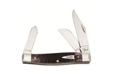 Case 6375 SS Purple Bone Large Stockman Folding Knife