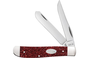 Case Mini Trapper Ruby Stardust Stainless Steel Folding Knife | Free ...