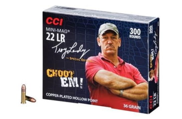 CCI Ammunition Mini-Mag .22 LR 36 Grain CPHP Brass Rimfire Ammunition ...