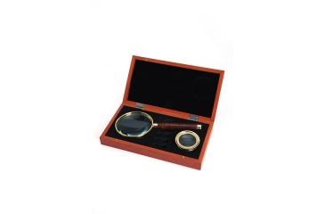 Celestron Ambassador 90mm 2x and 40mm 4x Brass Magnifier Set | Free ...