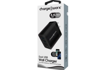 Chargeworx 2 USB Ports Wall Charger | Free Shipping over $49!