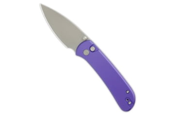 CIVIVI Qubit Button Lock Knife Purple Aluminum 3 S35VN A65D2E35