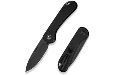 CIVIVI Elementum Slip Joint Knife Black G10 Handle 2.96inch Black ...
