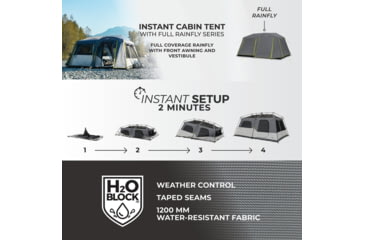 Core Equipment 9 Person Instant Cabin Tent w/ Full Fly | Free Shipping ...