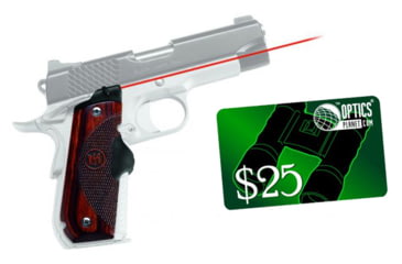 Crimson Trace Rosewood Round-Heel Laser Grips For 1911 LG907