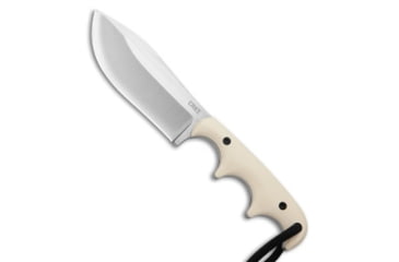 CRKT Minimalist Nessmuk Fixed Blade Knife White Micarta 2.9 Satin/Brush ...