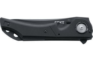 CRKT Seismic Black Folding Knife w/Deadbolt Lock and Veff Serrations ...