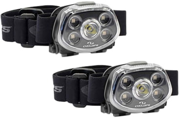 Cyclops CYC-HLFXP-2PK Force XP LED Headlamp Black 3.2/5.5/15/350 Lumens ...