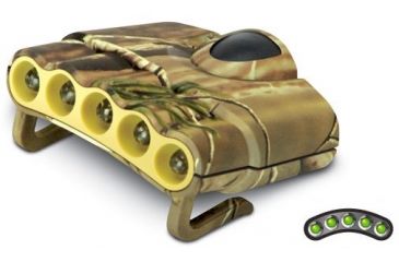 Cyclops Orion 5 Hat Clip Light NXT Camo 5 LED White/Green Bulbs | Free ...