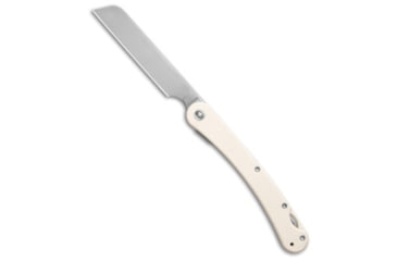 Daggerr Knives Boris Britva Cleaver Liner Lock Knife White G-10 4.4 ...