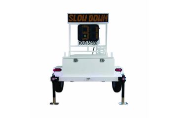 Decatur OnSite 400 Speed Radar Display Trailer w/ LED Message Board ...