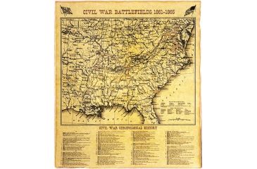 Denix Civil War Battlefield Map | Free Shipping over $49!