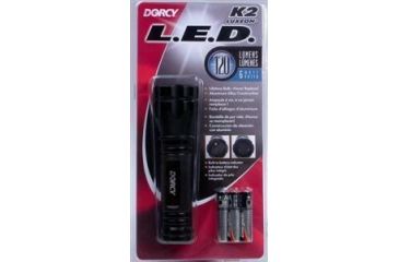 Dorcy 6 Watt- 3AAA K2 LED Battery Indicator Flashlight w/ Titanium ...
