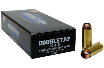 Doubletap Ammunition .50 Action Express 275 grain Solid Copper Hollow ...