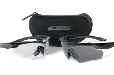 ESS Crossbow 2X Eyeshields - Two Pairs Crossbow Frames Clear/Smoke ...