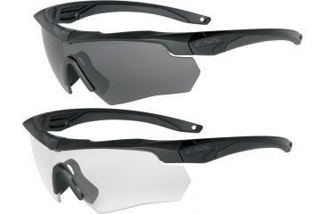 ESS Crossbow 2X Eyeshields - Two Pairs Crossbow Frames Clear/Smoke ...