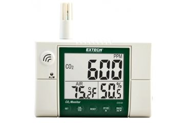 Extech Instruments Wall Mounted Ndoor Air Quality, Carbon Dioxide Meter ...