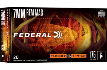 Federal 7mm PRC 175 Grain Tipped Brass Cased Rifle Ammunition F7PRCTFS2 ...