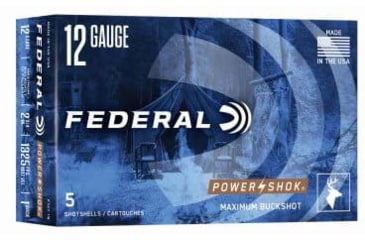 Federal Premium 12 Gauge 2-3/4in Max. 16 Pellets-1 Buck Shotgun ...