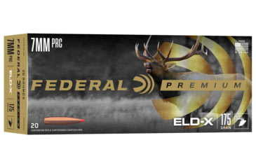 Federal Premium 7mm PRC 175 Grain ELD-X Rifle Ammunition P7PRCELDX1 23% Off