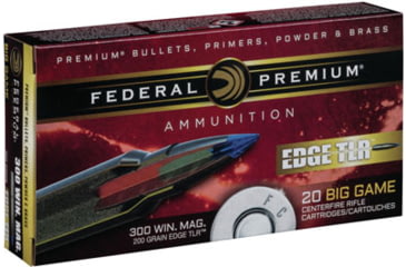 Federal Premium Fed Ammo Premium .300wm 200gr. Edge Tlr-bt 20-pk ...