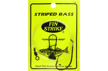 Fin Strike Striped Bass Rigs Baitholder, Chunkin Rig Swivel w/Sinker ...