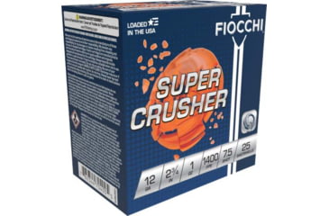 Fiocchi Super Crusher 12 Gauge 1oz 2.75in Shotgun Ammunition 12SCRS75 ...