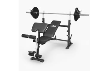 Flybird Fitness FLYBIRD Bench Press Set, Adjustable Bench with Olympic ...
