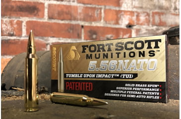 Fort Scott Munitions 5.56 NATO Brass 62 Grain Centerfire Rifle ...