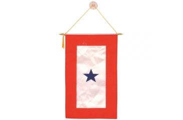 Fox Outdoor Armed Service Window Banner - 1 Star | Free Shipping over $49!