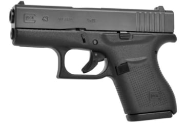 Glock 43 FS Semi Auto Pistol, 9mm Luger, 3.39 in Barrel