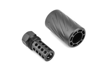 Guntec USA AR .308 Muzzle Comp w/QD Blast Shield | 4.5 Star Rating Free Shipping over $49!