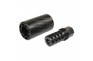 Guntec USA AR .308 Muzzle Comp w/QD Blast Shield | 4.5 Star Rating Free Shipping over $49!