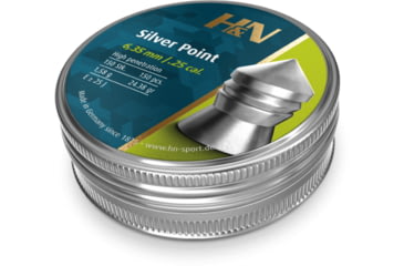 H&N Sport Silver Point .25 Caliber Blister 24.38 Grain Air Rifle ...