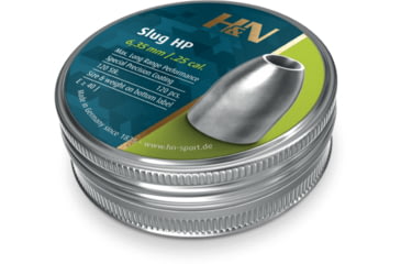H&N Sport Slug HP 250 .25 Caliber 0.28 Grain Air Rifle Pellets | Free ...