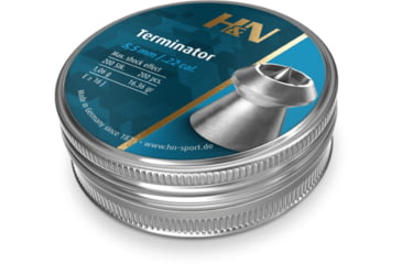 H&N Sport Terminator .22 Caliber 6.36 Grain Air Rifle Pellets | Free ...
