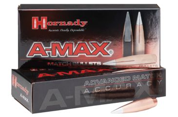 Hornady A-MAX Rifle Bullets, 30 Caliber, .308, 168 Grain | 16% Off w ...