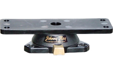 Johnny Ray JR-300B Low Profile Push Button Release Swivel Mount Base ...